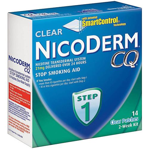 Nicoderm CQ Step 1 Clear Patches 14 ct – Ocean Health Distributors